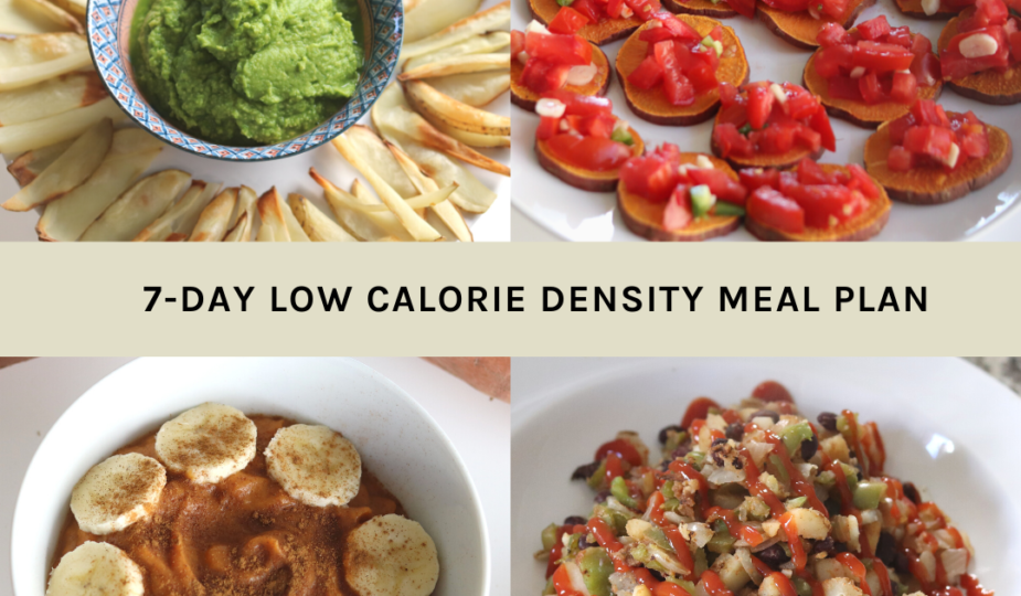 7-Day Low Calorie Density Meal Plan – MELISSA ALEXANDRIA